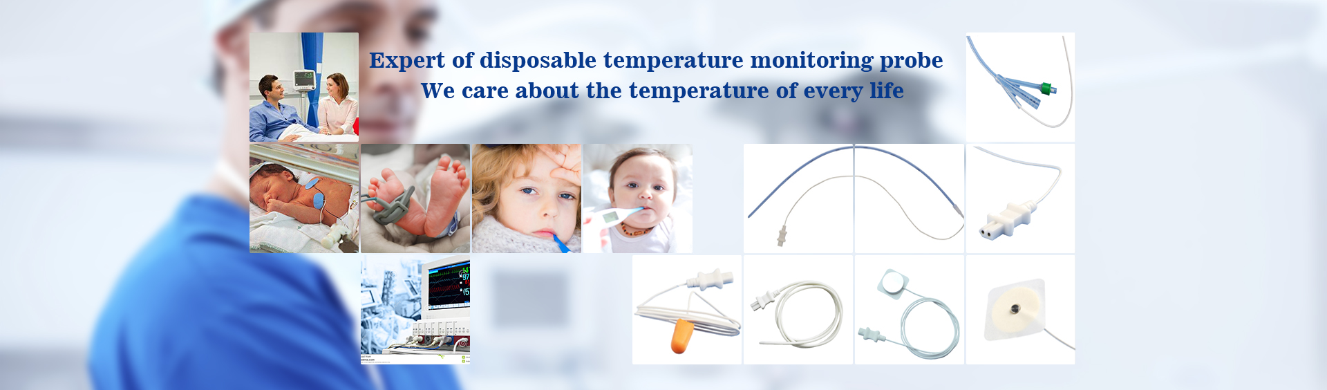 Medical Temperature Probe and Disposable Temperature Sensor ...